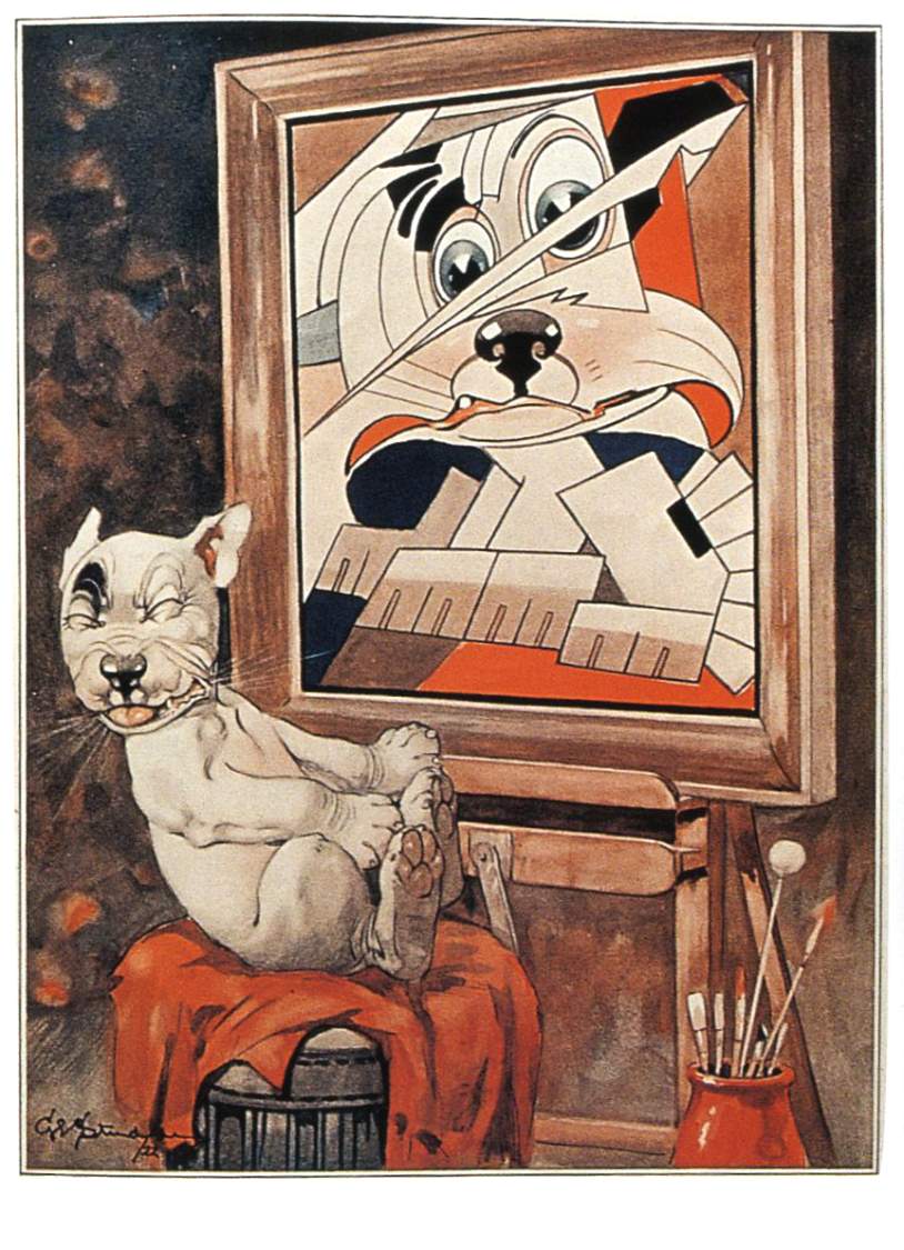 Solve Bonzo Series, Modern Art, 1922, by George Ernest Studdy (English ...
