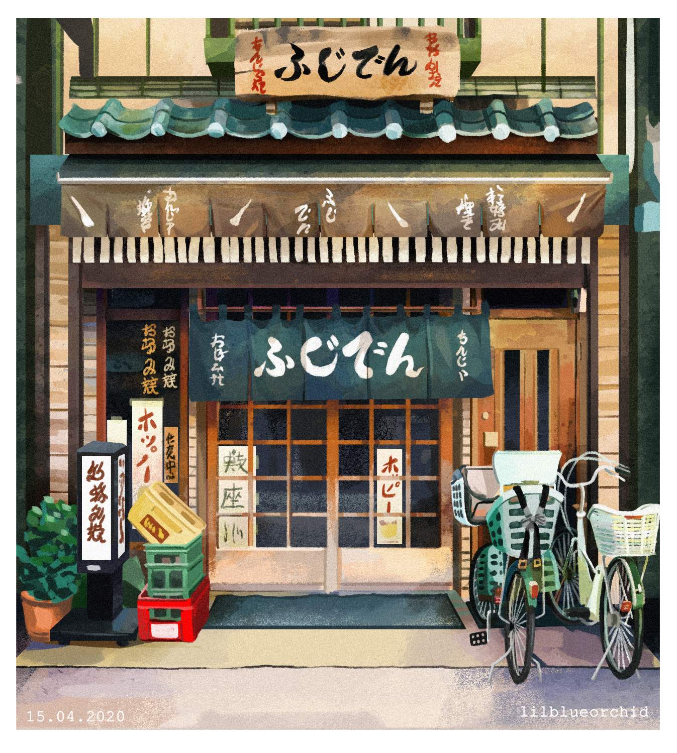 Solve Japanese storefront 2 by Claire Sun jigsaw puzzle online with 342 ...