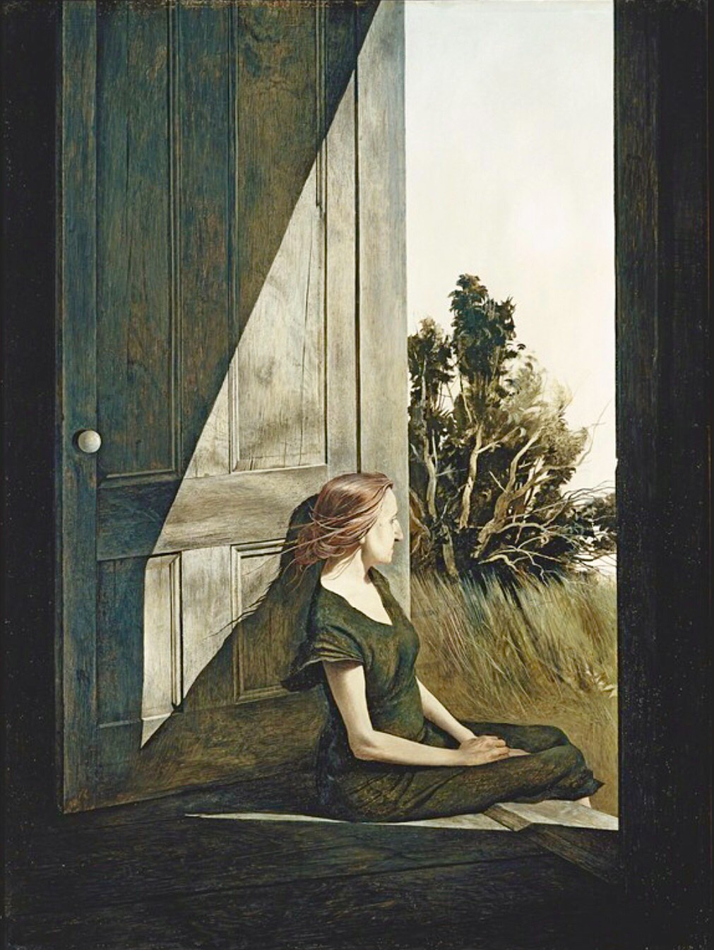 Solve Christina Olson, 1947, Andrew Wyeth jigsaw puzzle online with 88 ...