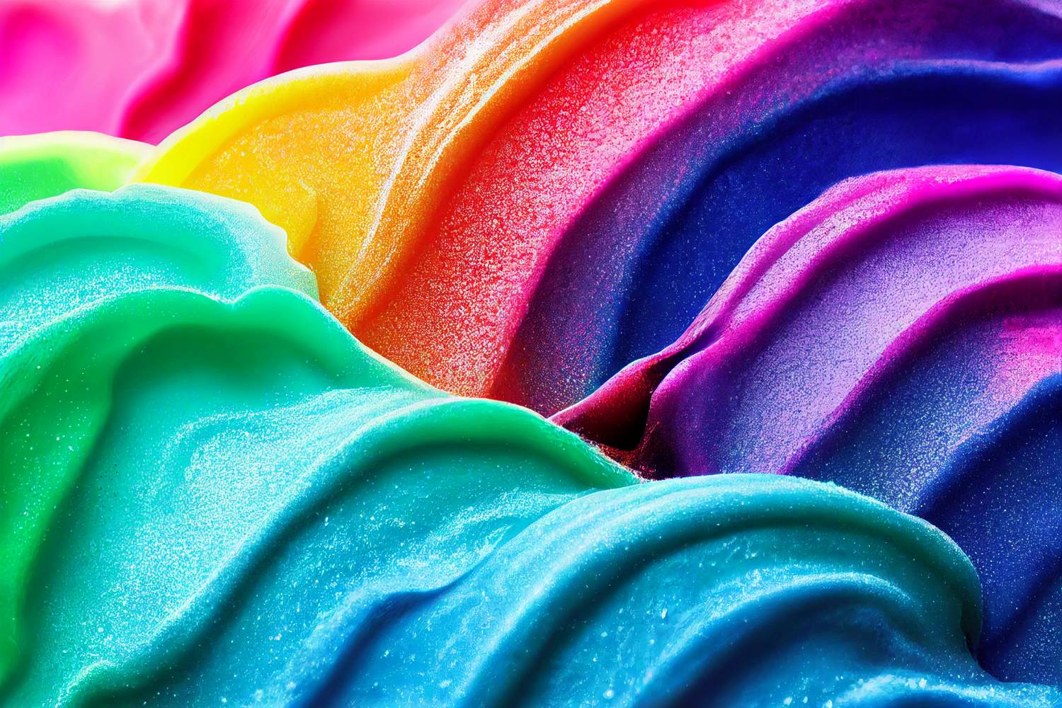 Solve Color Slush jigsaw puzzle online with 54 pieces