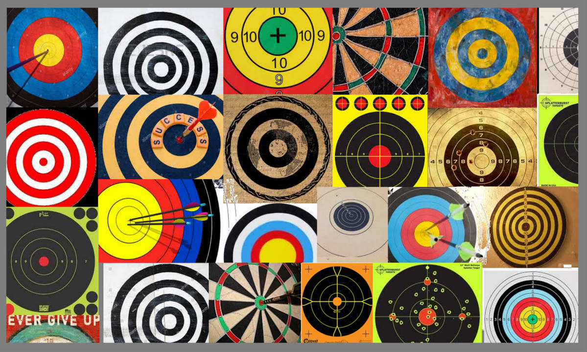 Solve target practice jigsaw puzzle online with 45 pieces