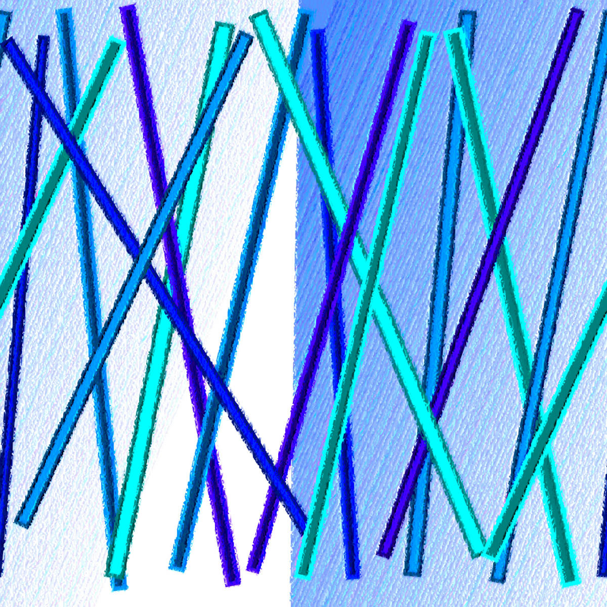 Solve Blue Sticks (L) jigsaw puzzle online with 289 pieces