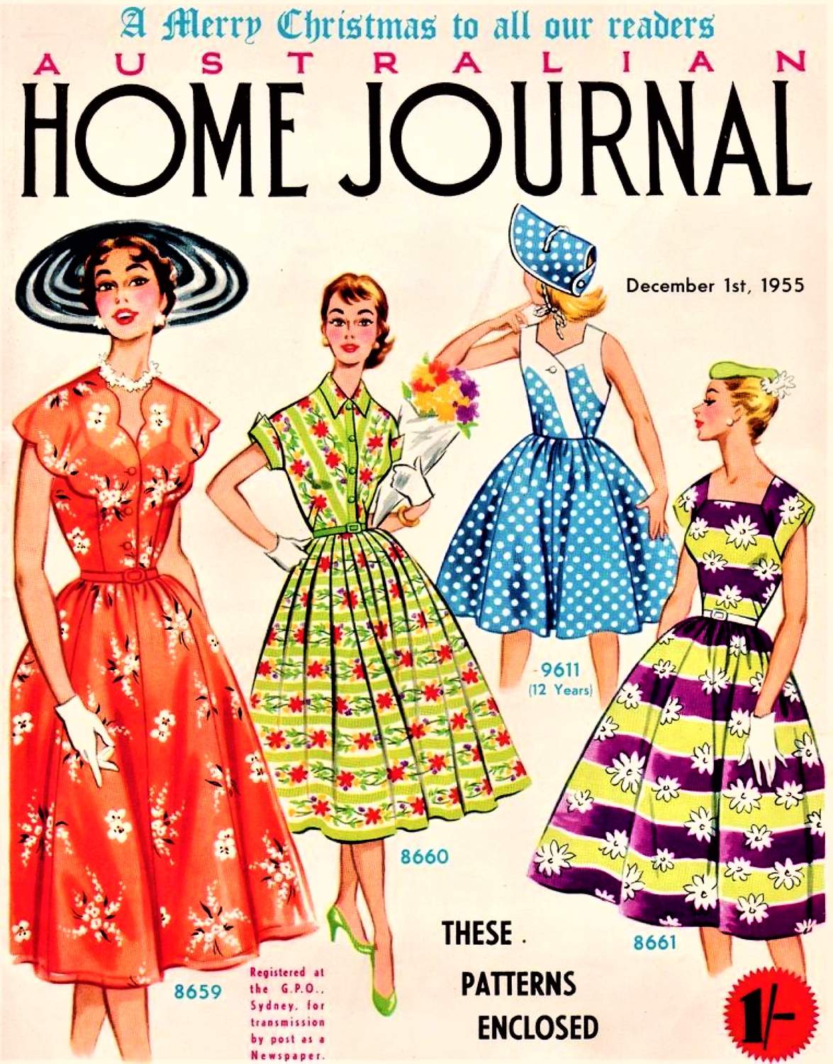Solve Fashions December 1st, 1955 jigsaw puzzle online with 320 pieces