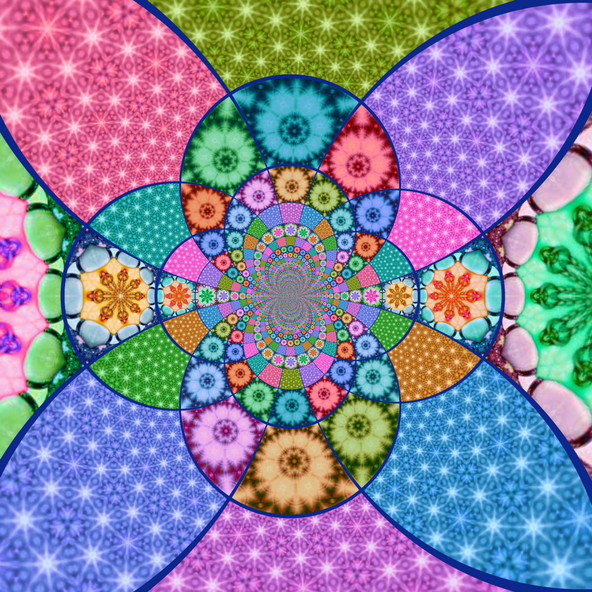 Solve Color Explosion: Large jigsaw puzzle online with 225 pieces