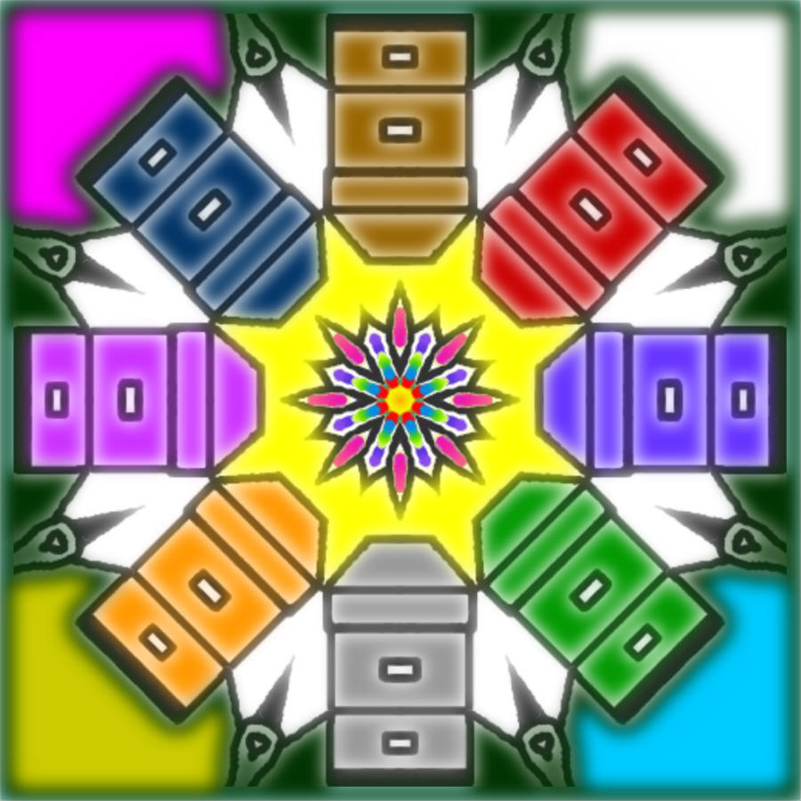 Solve ticky tacky boxes jigsaw puzzle online with 81 pieces