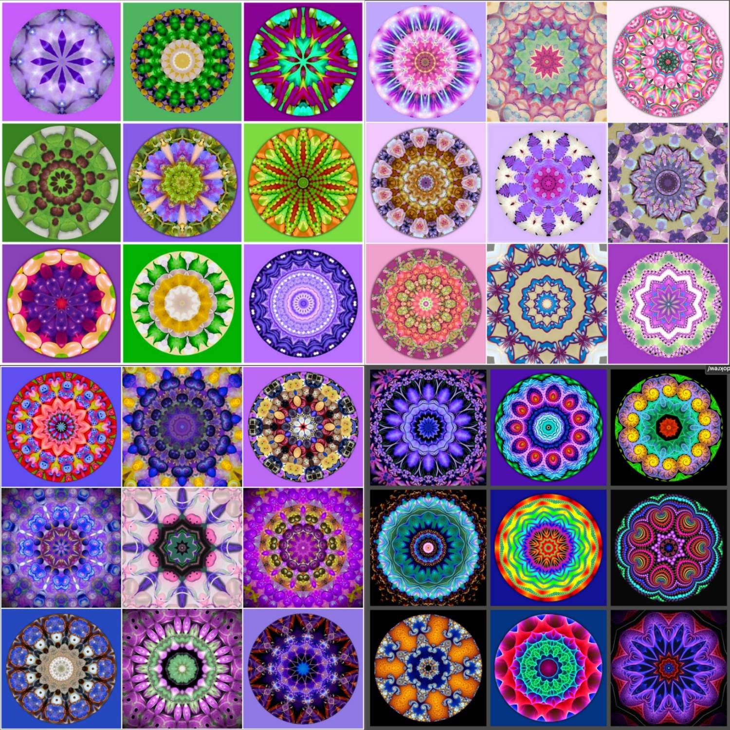 Jigsaw Puzzle | Mashup - Purple Power (large) | 324 pieces | Jigidi