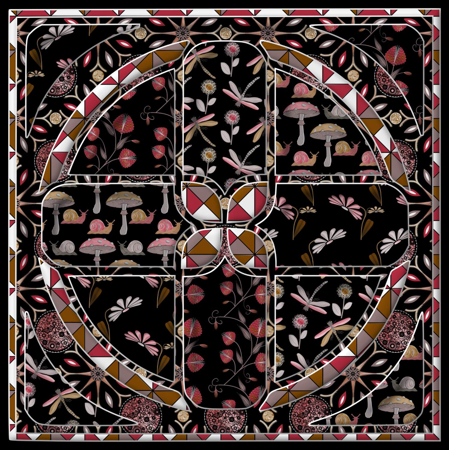 Solve New FY Mosaic 144 jigsaw puzzle online with 144 pieces