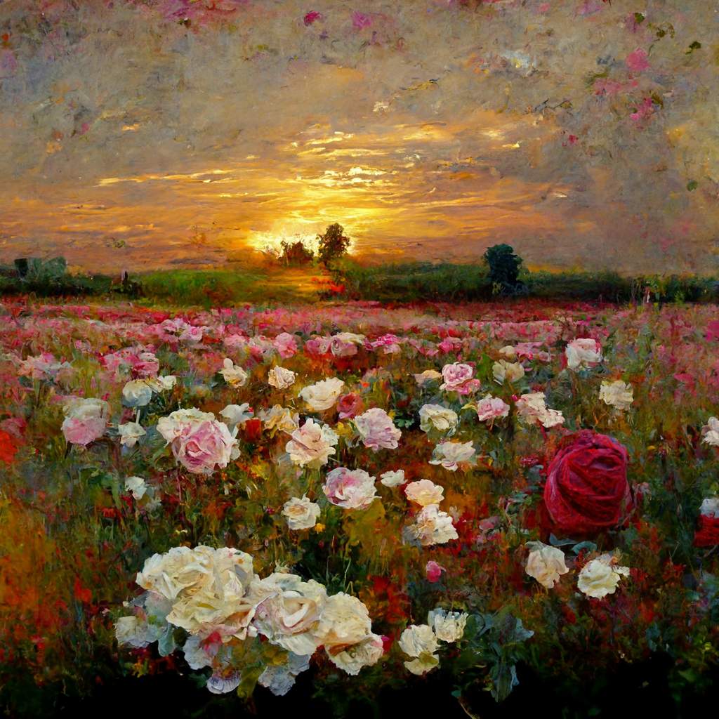Solve flower field jigsaw puzzle online with 100 pieces