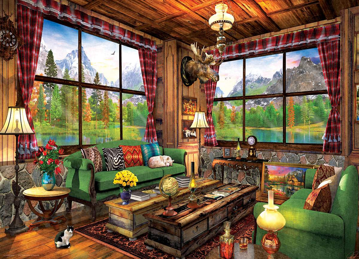 Solve Cozy Rooms 4 jigsaw puzzle online with 266 pieces