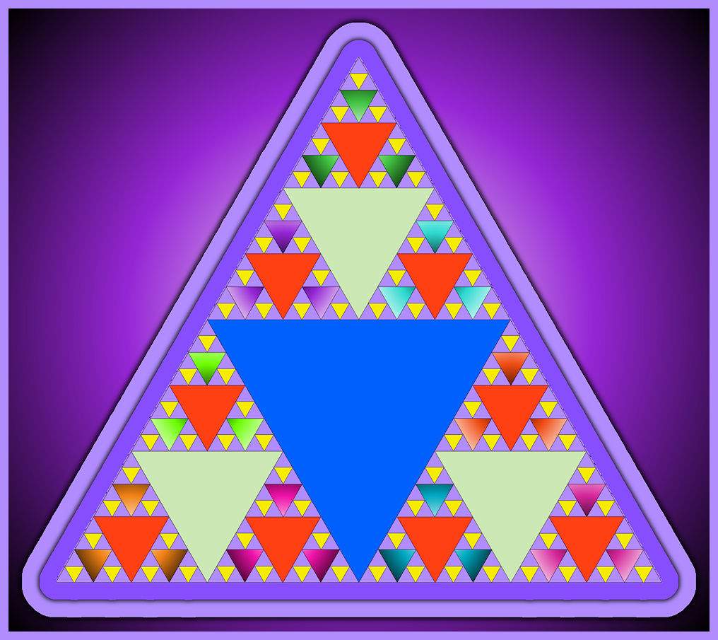 Solve Sierpinski_triangle jigsaw puzzle online with 42 pieces
