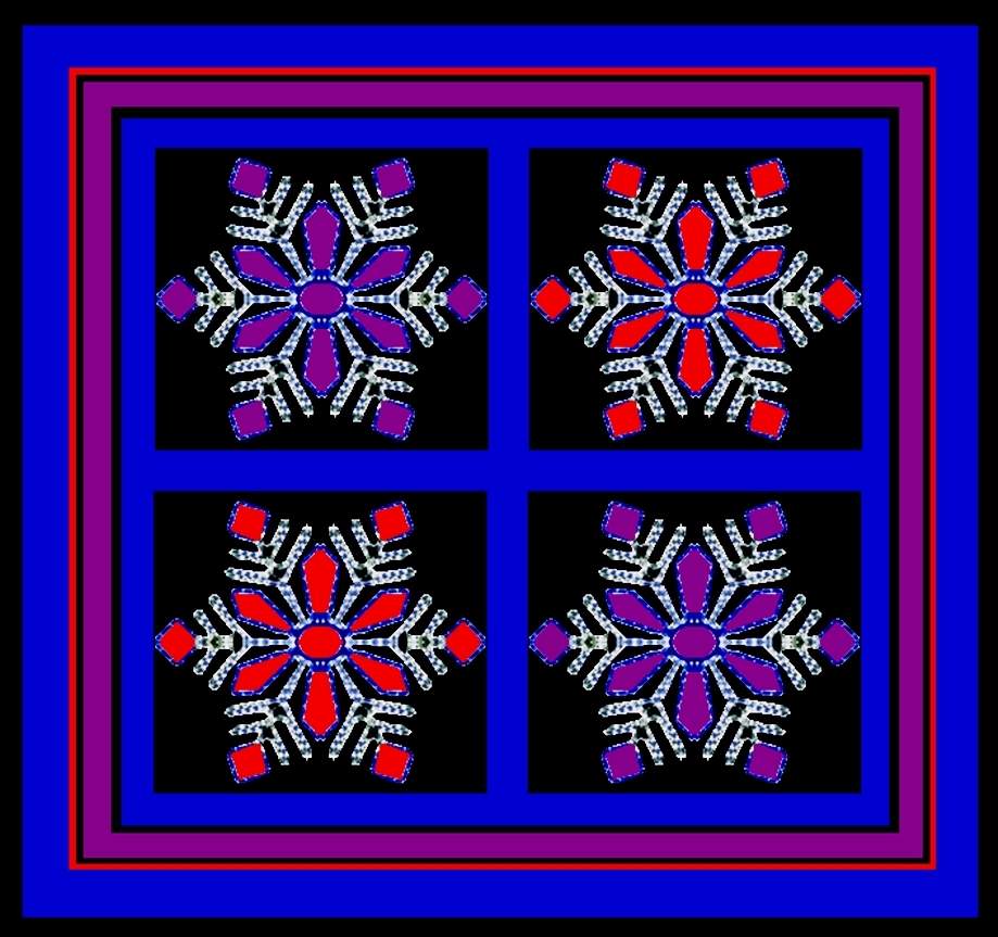 Solve Snowflake Art jigsaw puzzle online with 110 pieces