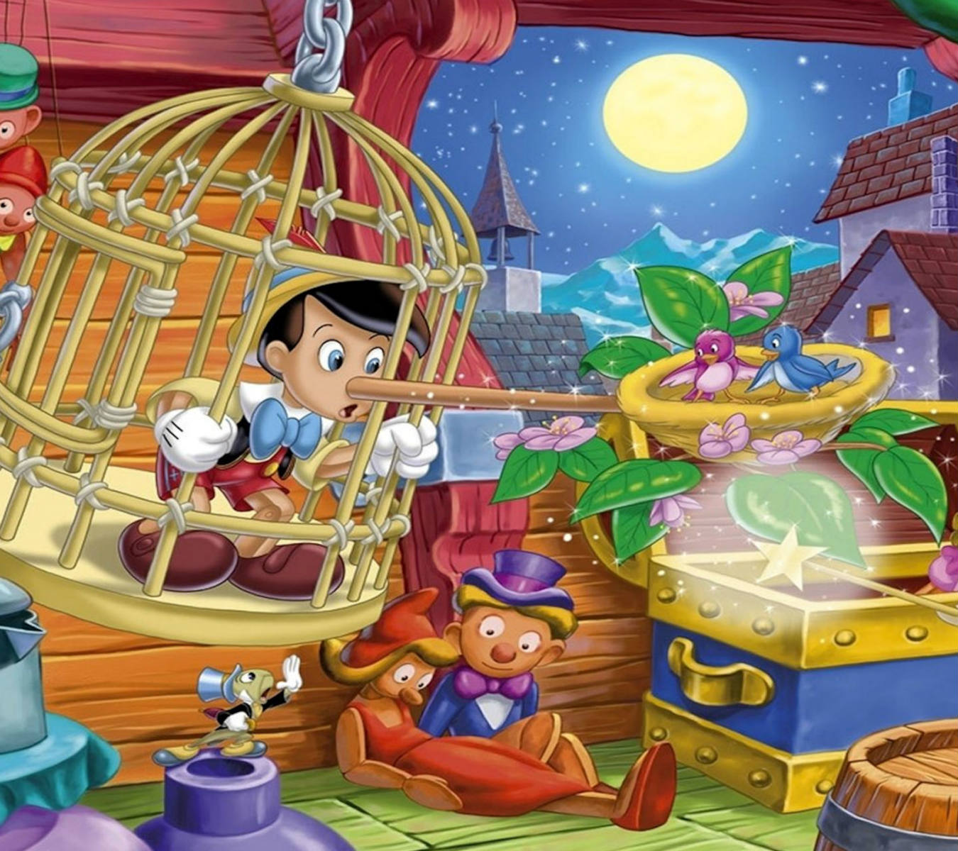 Solve Pinocchio jigsaw puzzle online with 399 pieces