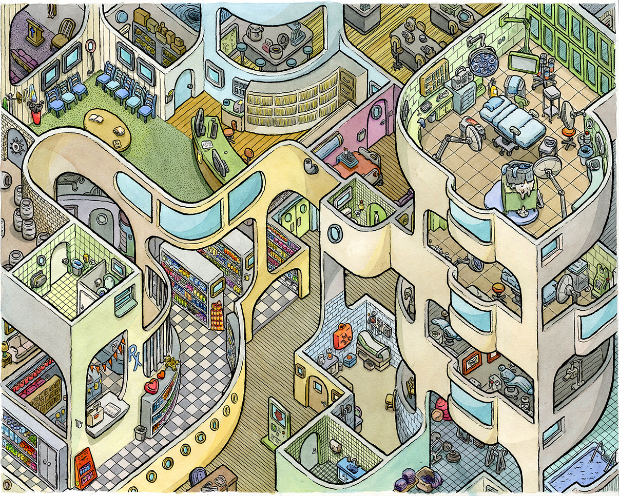 Solve "Static Square Space" (hard) jigsaw puzzle online with 252 pieces