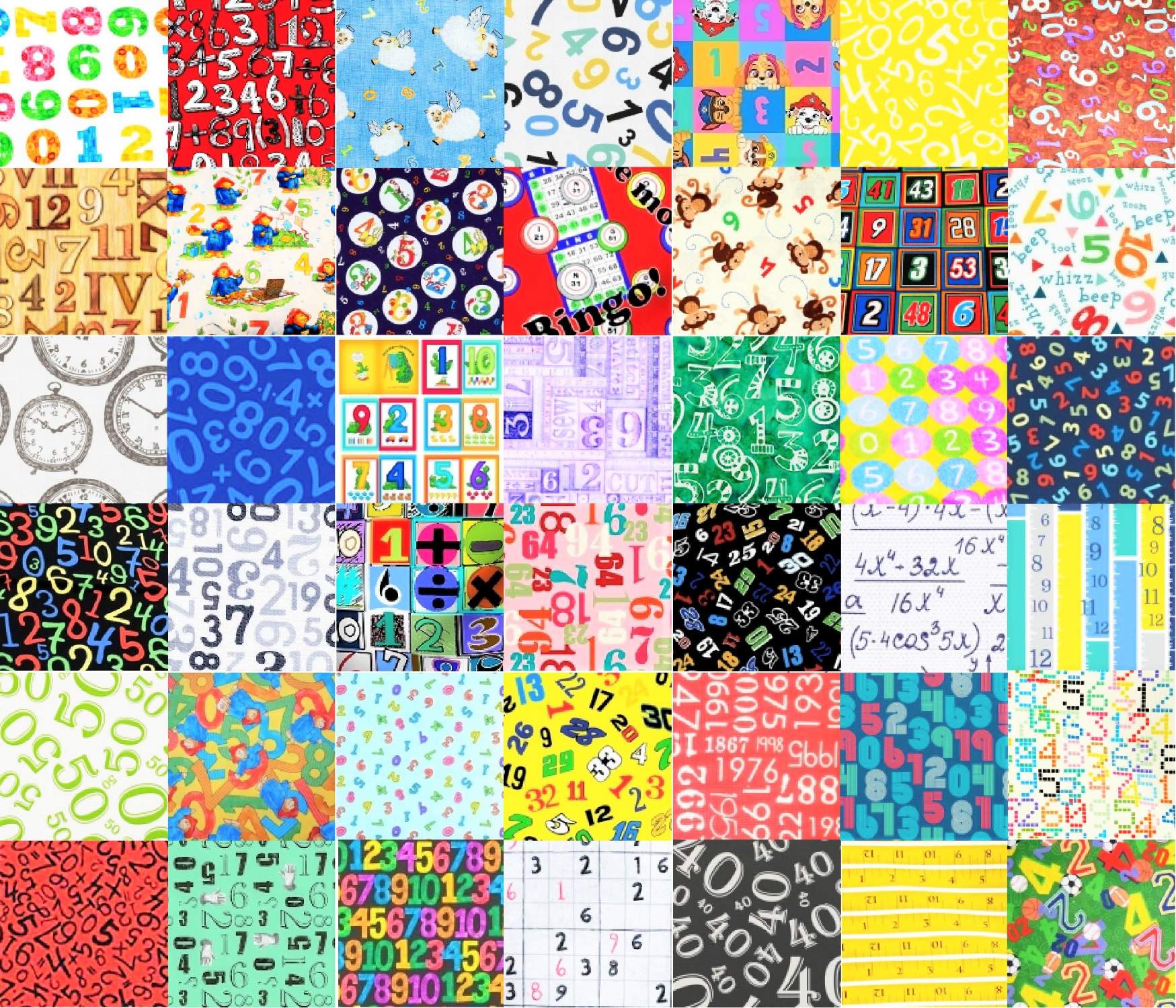 Solve PATCHWORK NUMBERS jigsaw puzzle online with 378 pieces