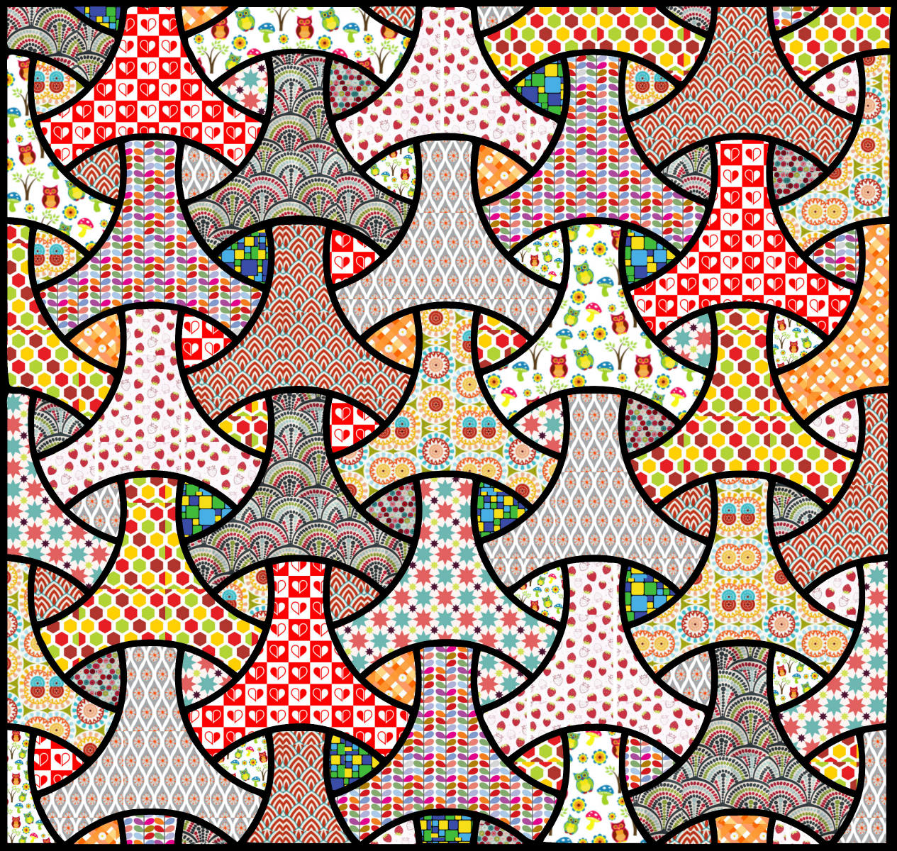 Solve Craftsmanspace repeating geometric pattern (306) jigsaw puzzle ...