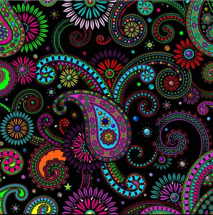 Solve paisley 2 jigsaw puzzle online with 132 pieces