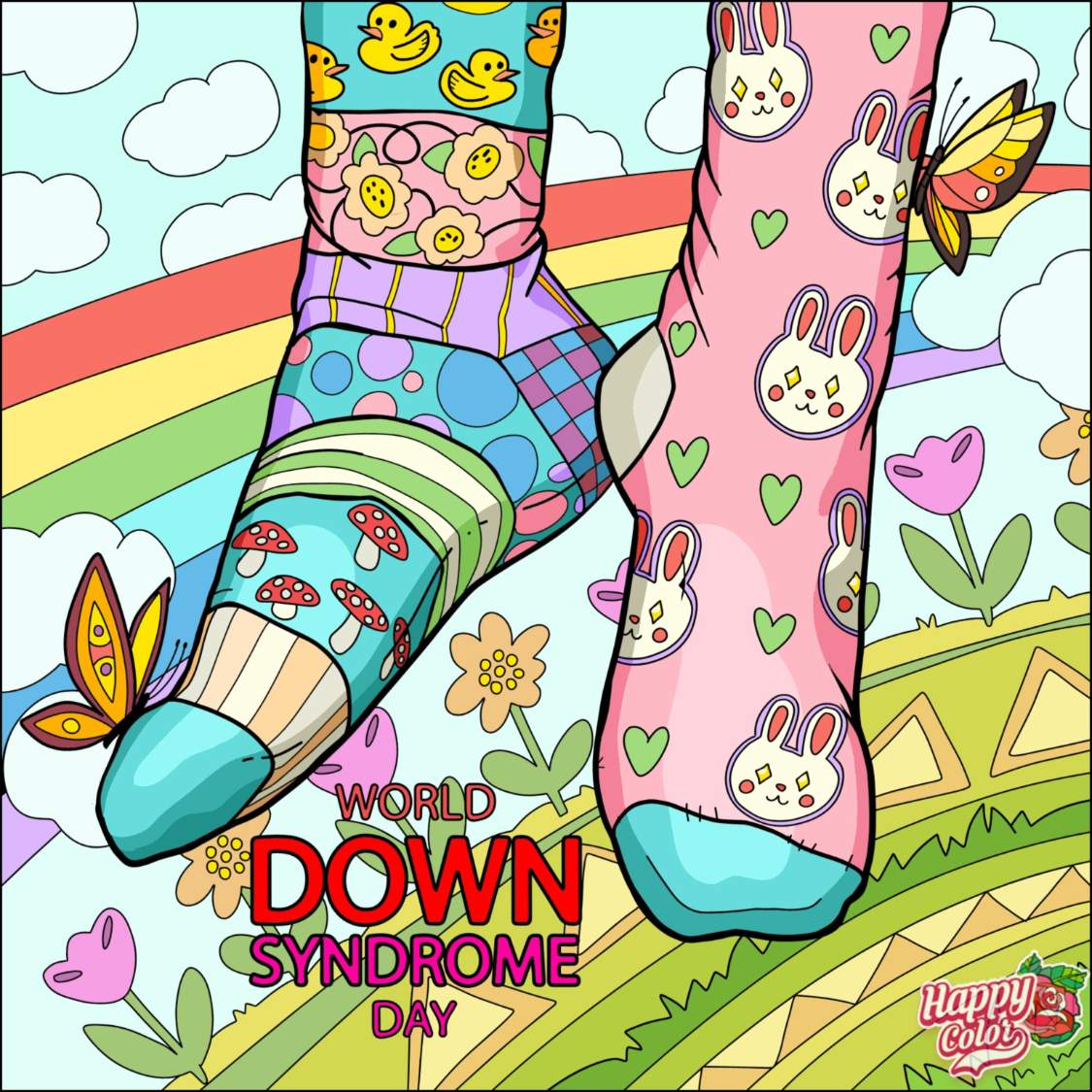 Solve Rock Your Socks jigsaw puzzle online with 81 pieces