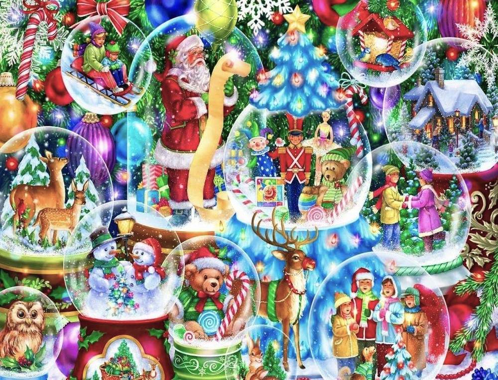 Solve Snow Globes #4 jigsaw puzzle online with 88 pieces
