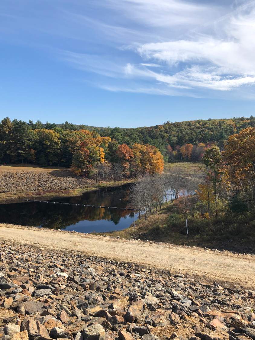 Solve Conant Brook Dam jigsaw puzzle online with 48 pieces