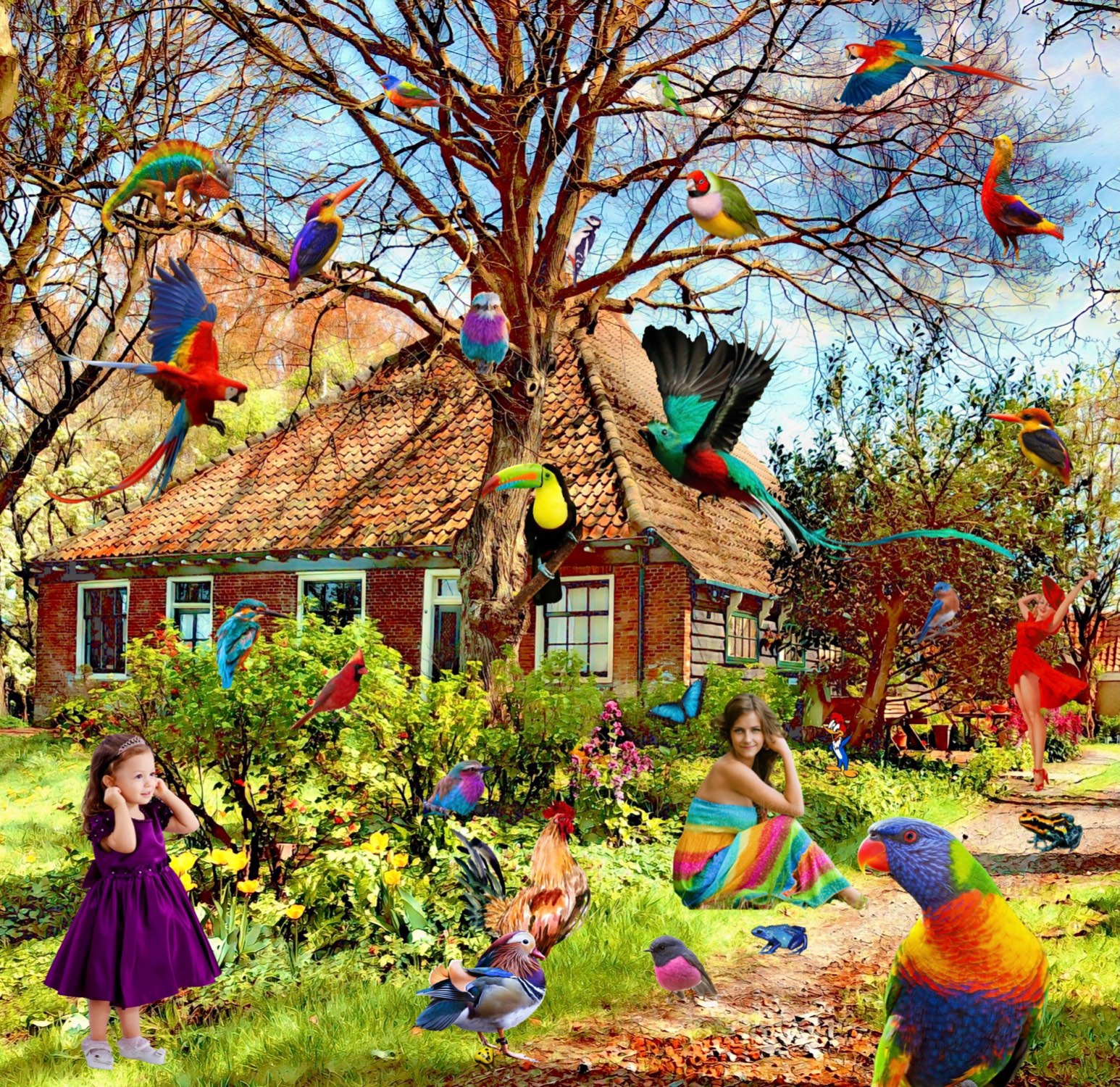 Solve Belachelijk grote puzzel 🐣 jigsaw puzzle online with 600 pieces