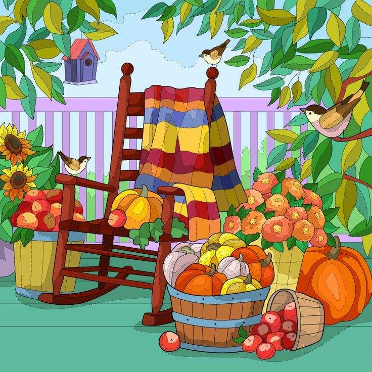 Solve Autumn Harvest jigsaw puzzle online with 64 pieces