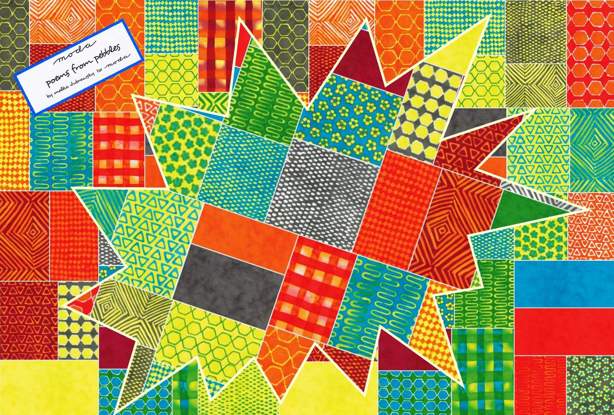 Solve Fabric patchwork - larger jigsaw puzzle online with 486 pieces