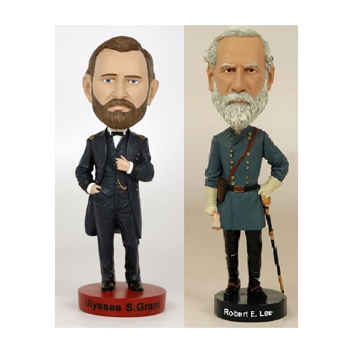 Solve ULYSSES S. GRANT AND ROBERT E. LEE jigsaw puzzle online with 16 ...