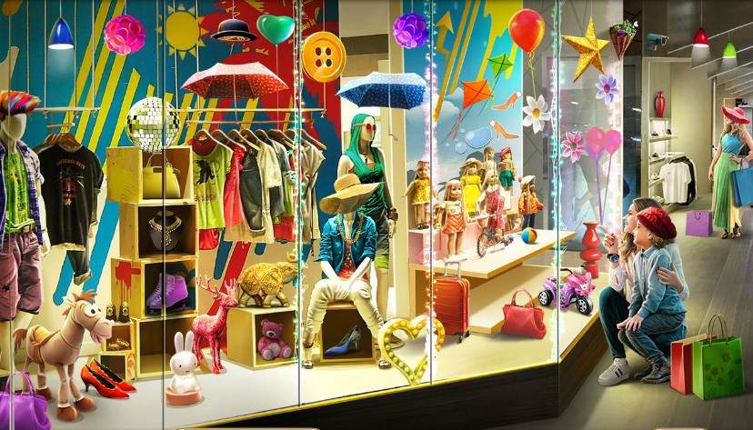 Solve ~Store Display~ jigsaw puzzle online with 84 pieces