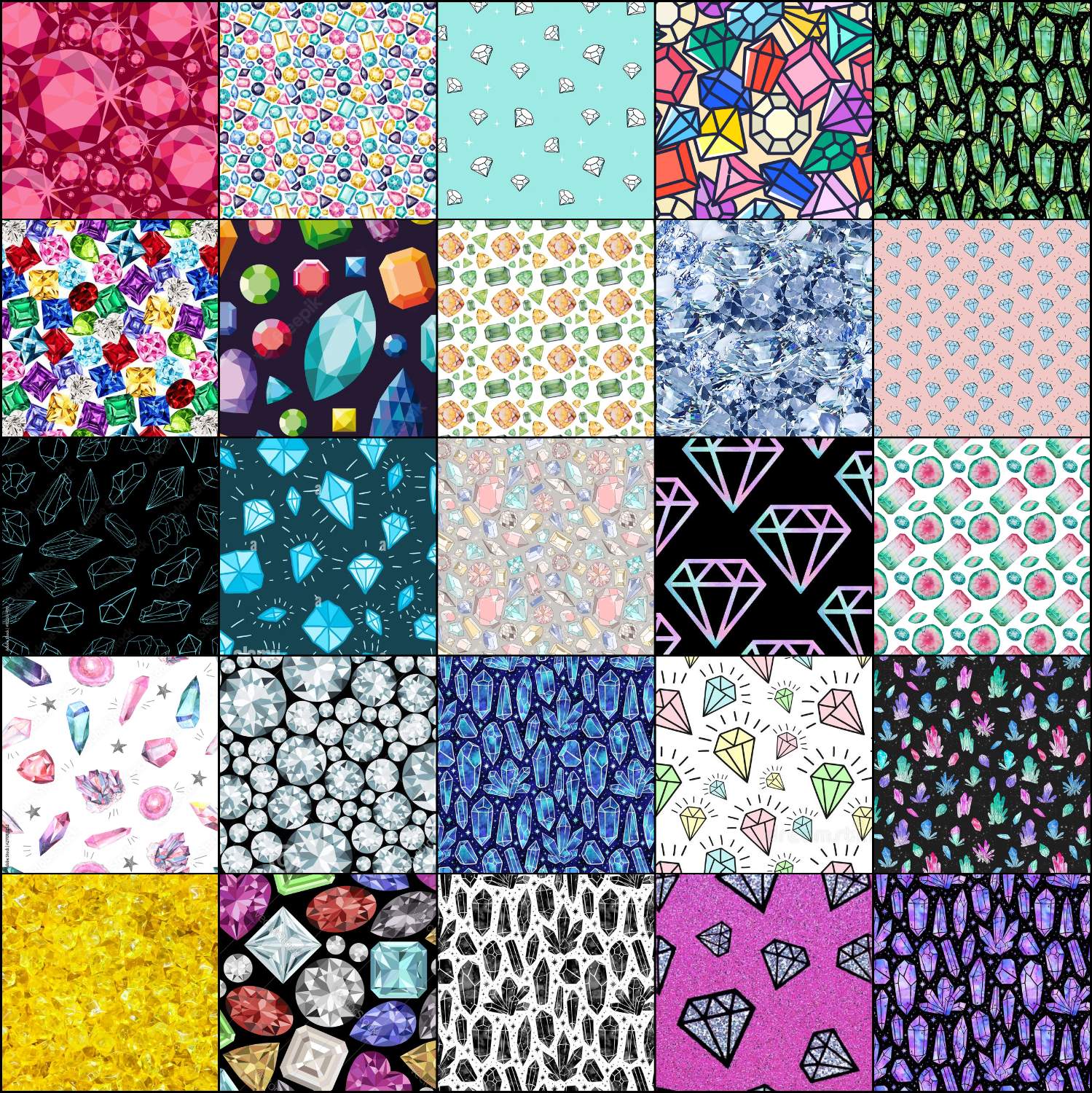 Solve Gemstones jigsaw puzzle online with 256 pieces