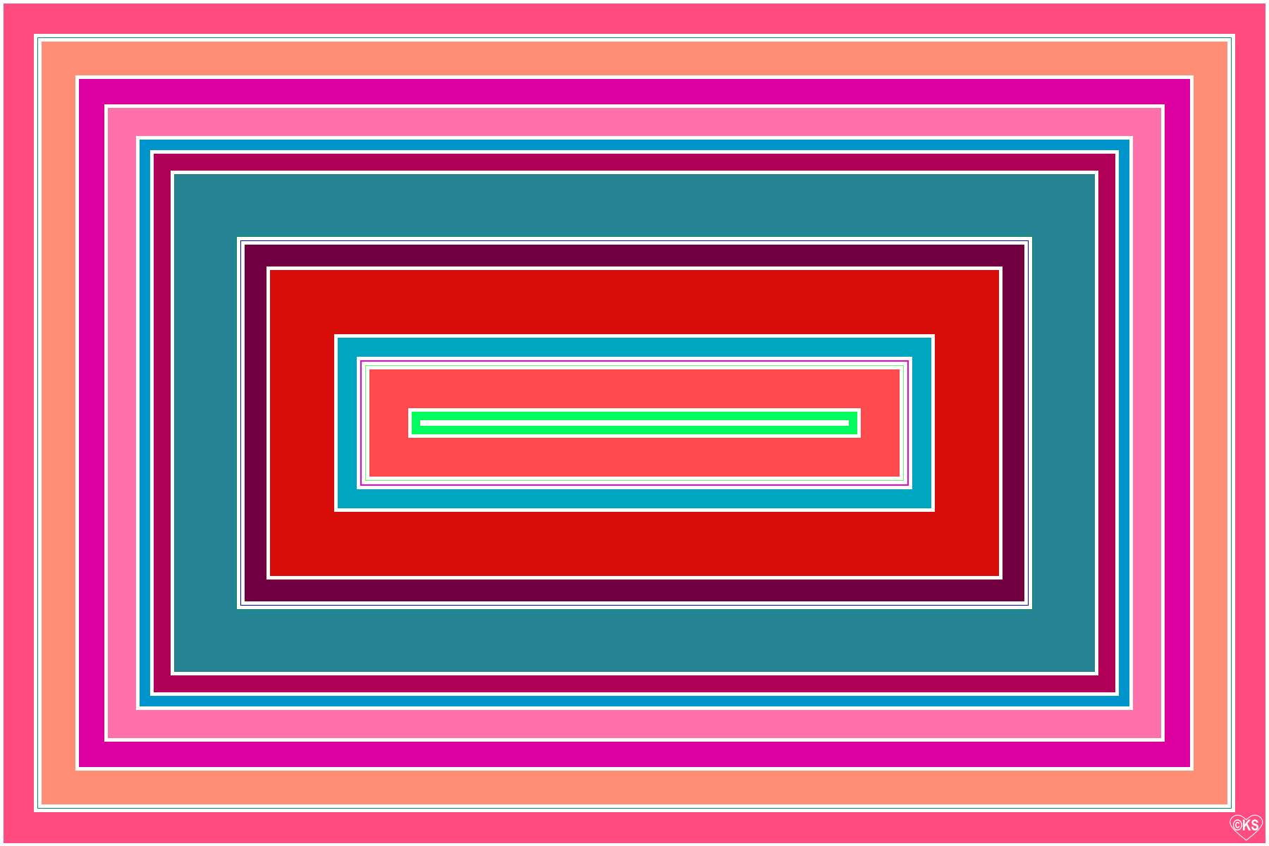 Solve Concentric Rectangles!! ~ H jigsaw puzzle online with 600 pieces