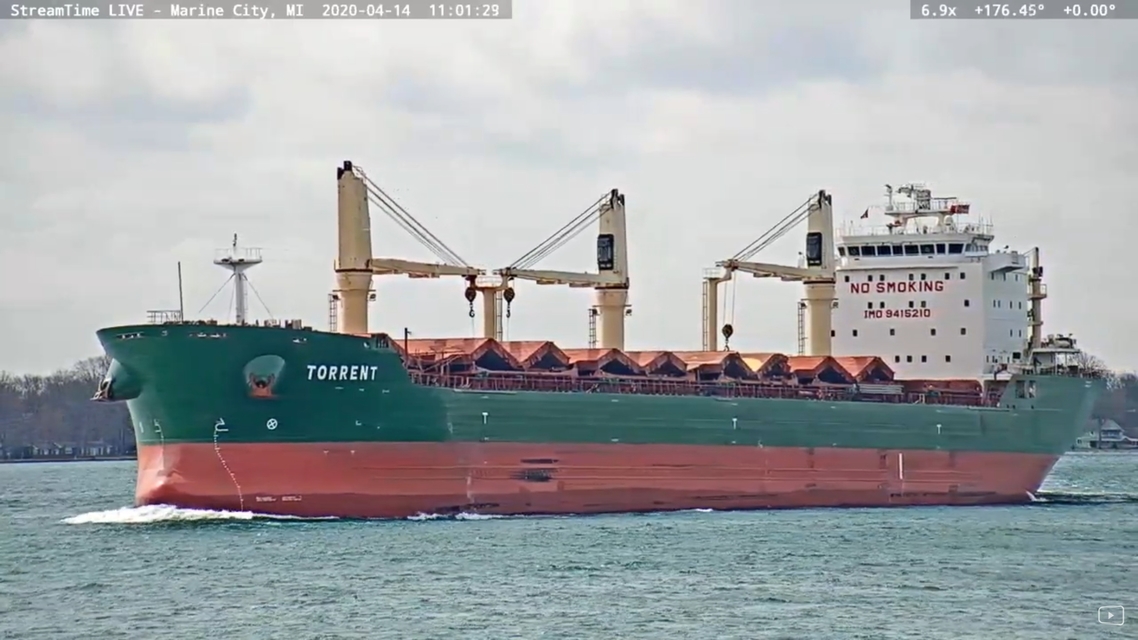 Solve Torrent - Ocean-Going Freighter - Marine City, MI (2020-04-14 ...