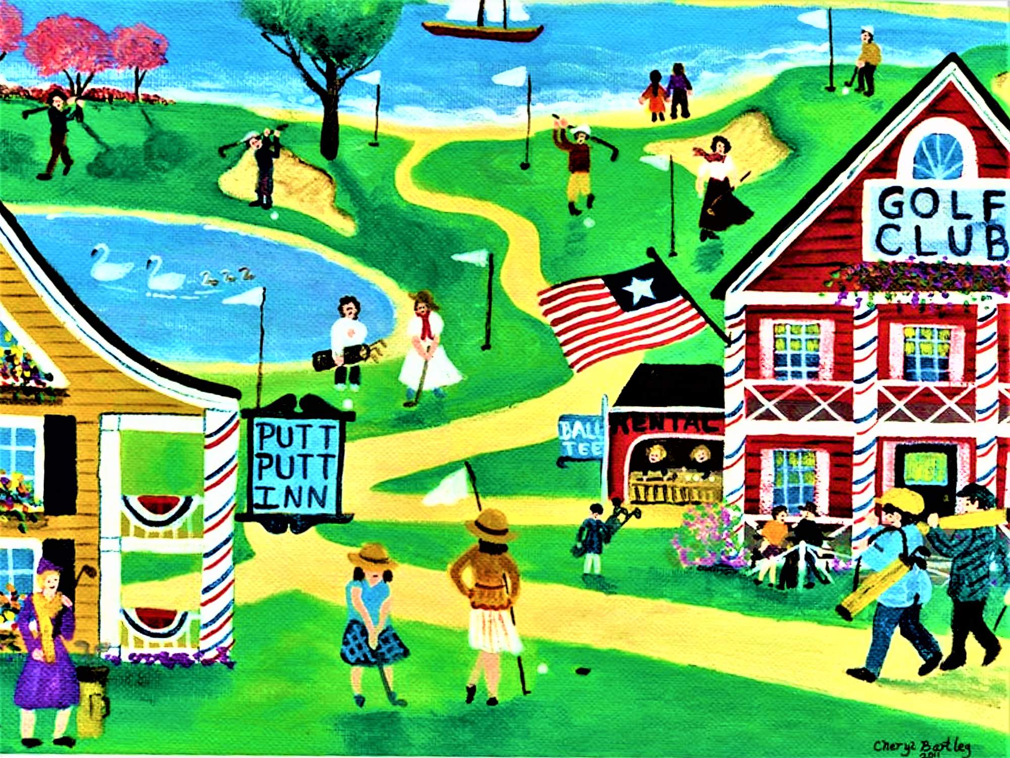 Solve The Putt Putt Inn jigsaw puzzle online with 352 pieces