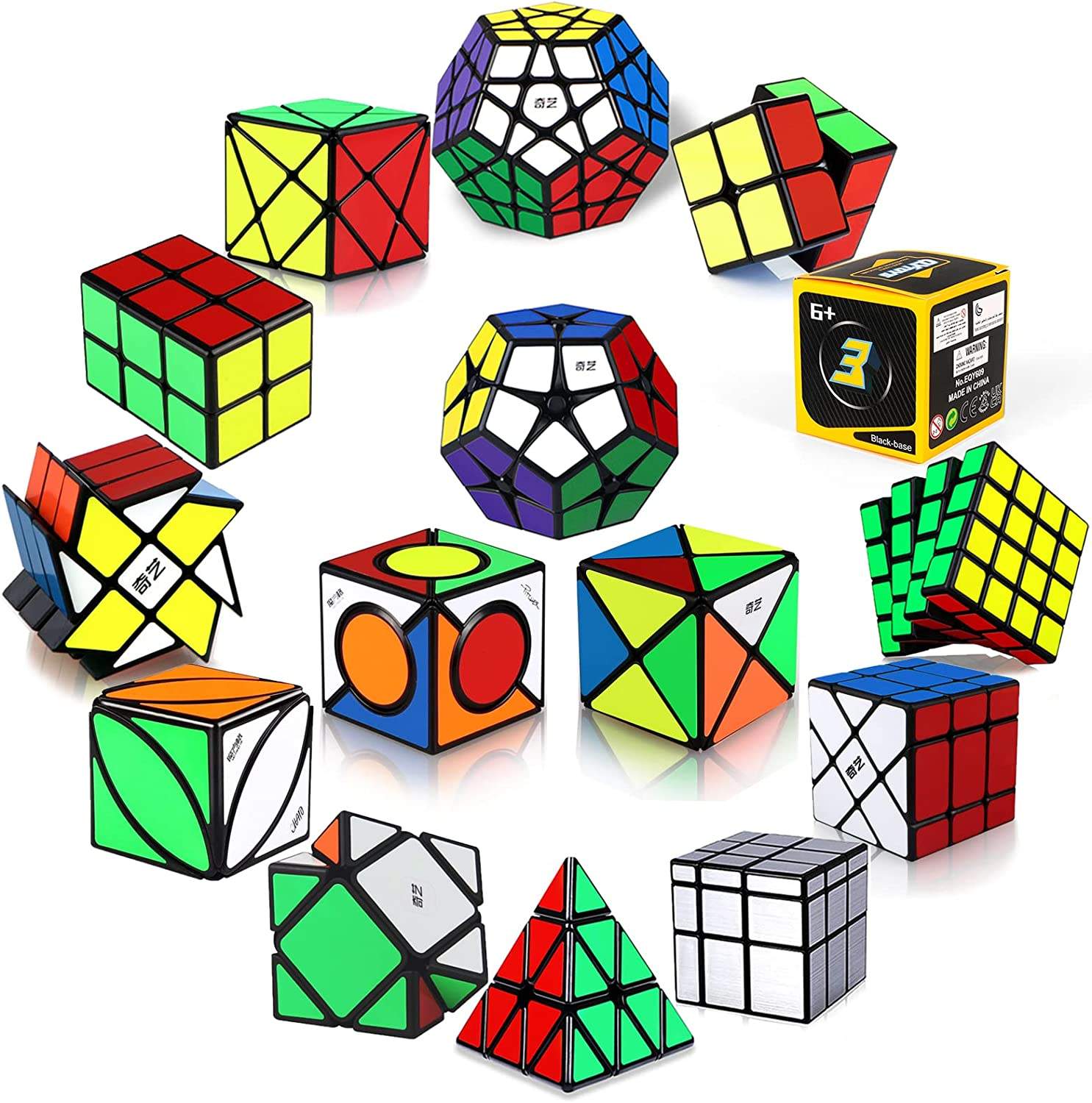 Solve Speed Cubes jigsaw puzzle online with 196 pieces