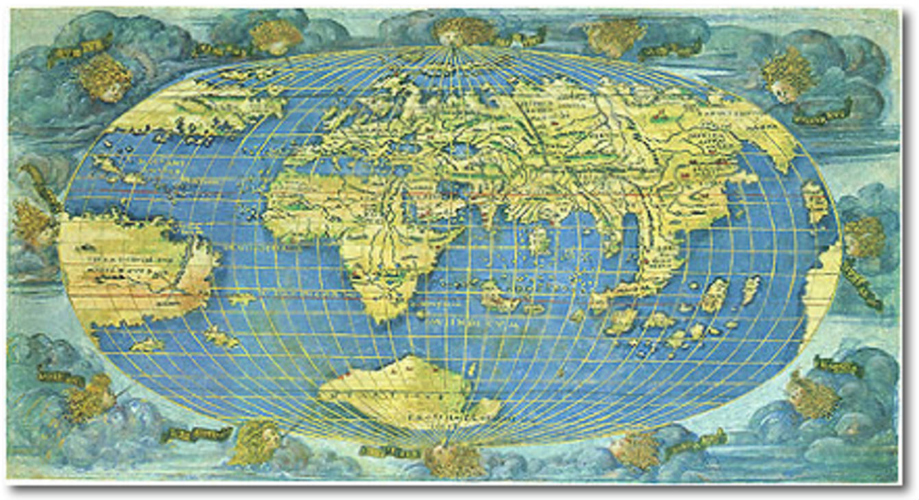 Solve Francesco Roselli - Oval World Map - Circa 1508 jigsaw puzzle ...