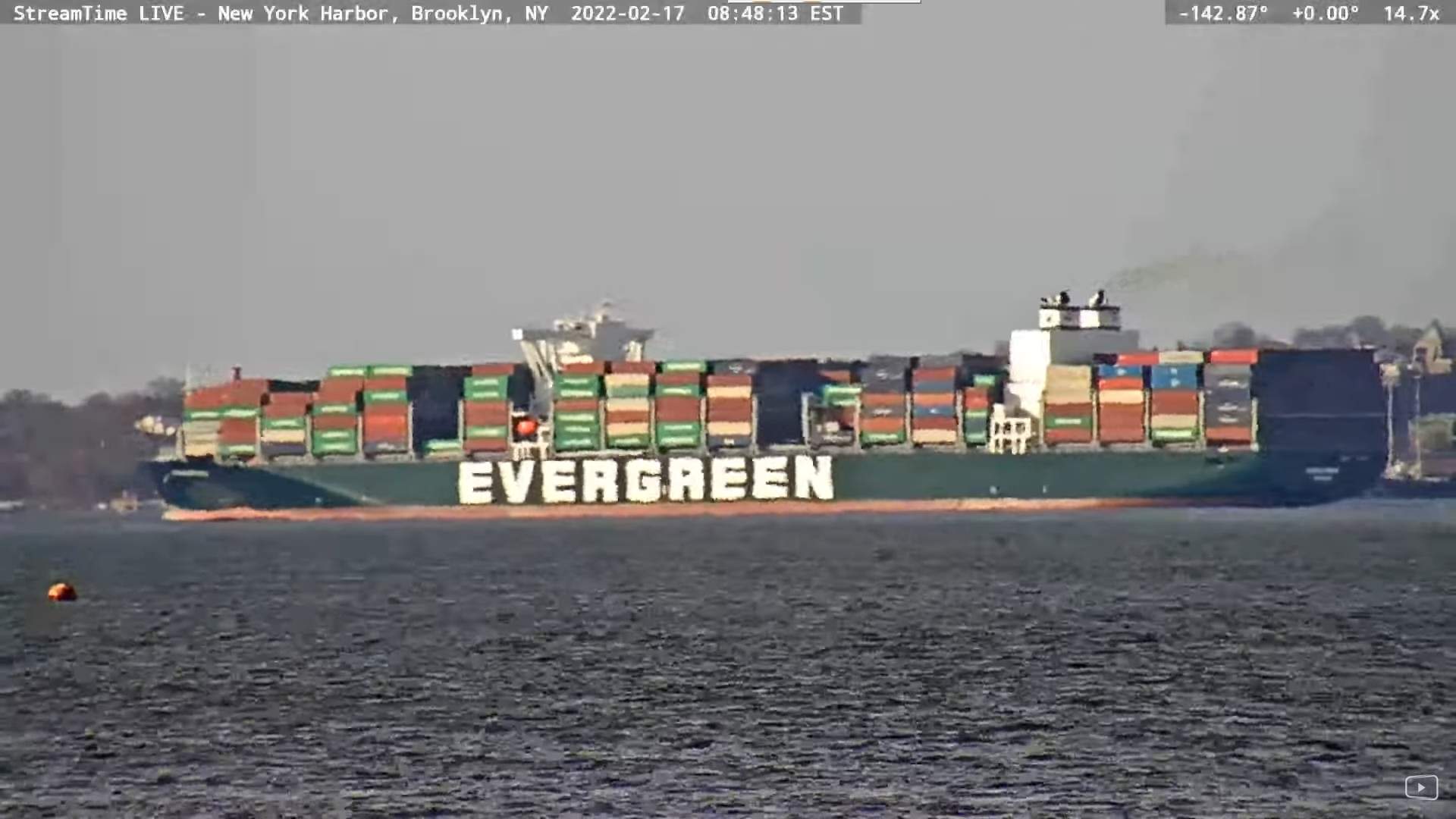 Solve EVERGREEN Ever Fond - Ocean-Going Container Ship - Brooklyn, NY ...