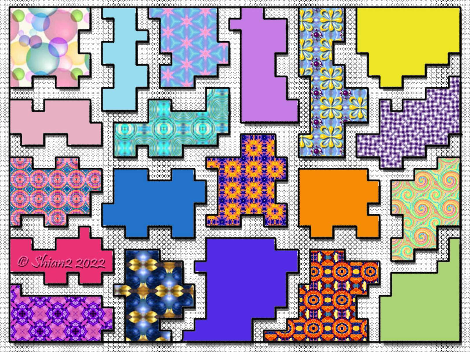 Solve Multi Coloured Patches -- Request jigsaw puzzle online with 130 ...