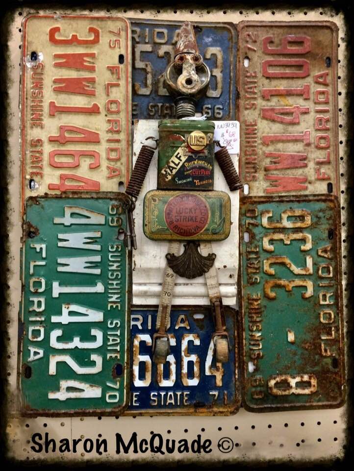 Solve Artistic Rust Collage jigsaw puzzle online with 108 pieces