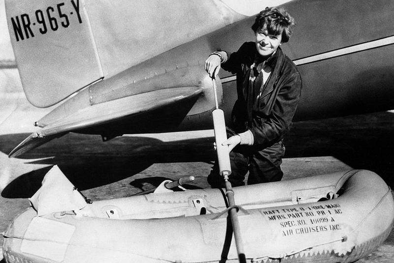 Solve Amelia Earhart filling up a lifeboat for her final journey jigsaw ...