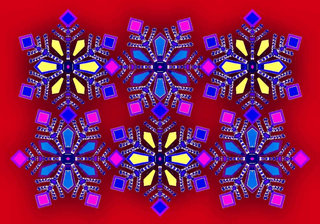 Solve Holiday Snowflakes jigsaw puzzle online with 204 pieces