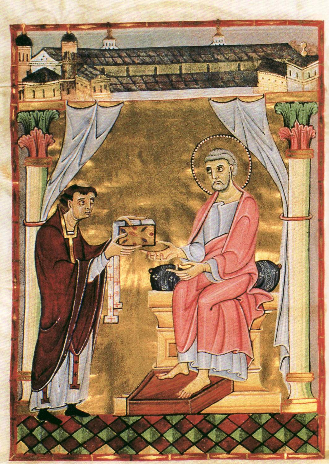 Solve Old Cologne Cathedral on the cover of the “Hilinus Codex” and the ...