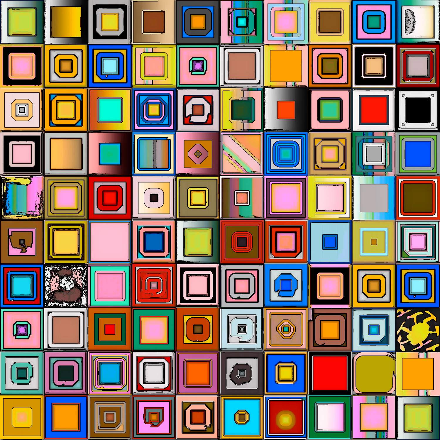 Solve Quadrate jigsaw puzzle online with 144 pieces