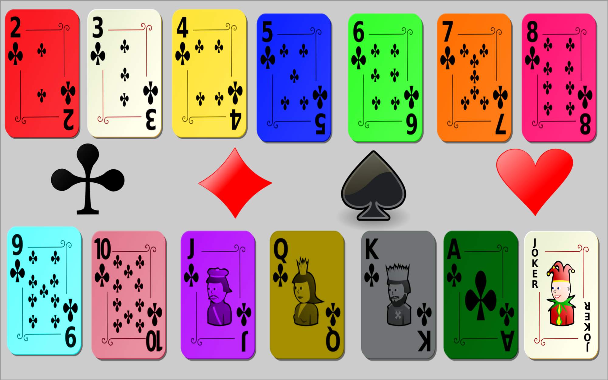 Solve playing cards jigsaw puzzle online with 260 pieces