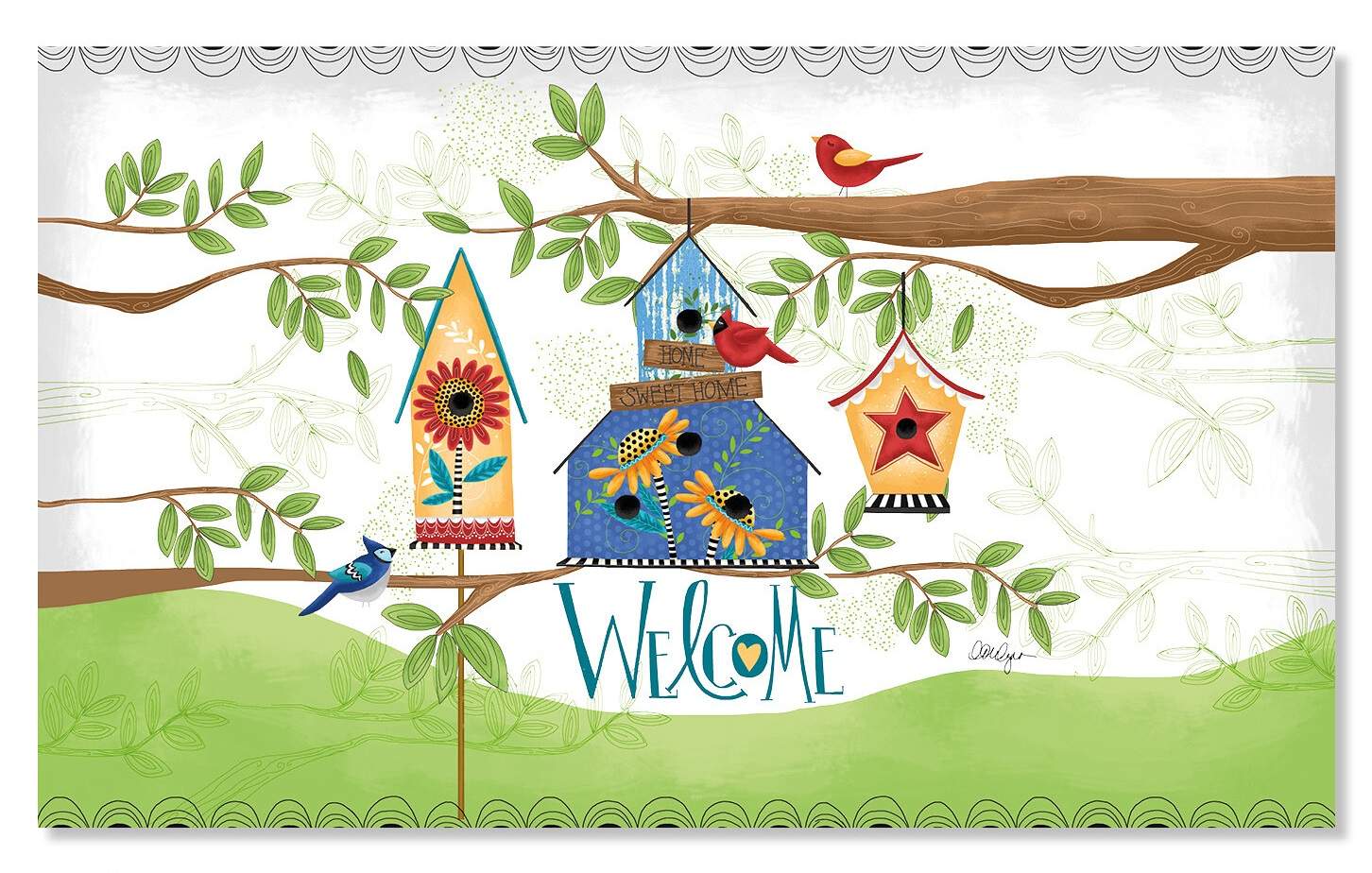 Solve Welcome jigsaw puzzle online with 260 pieces