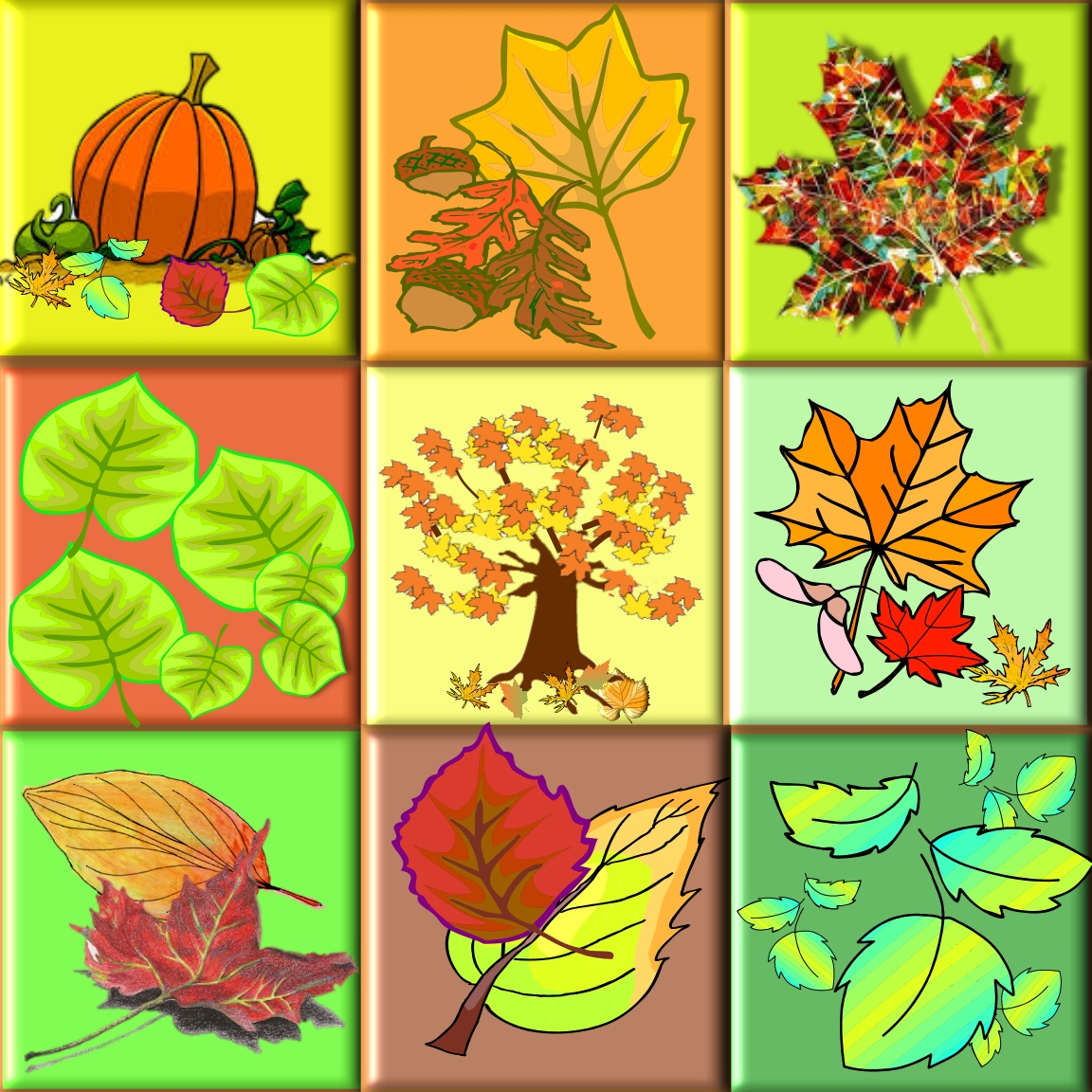 Solve Fall Leaves jigsaw puzzle online with 225 pieces