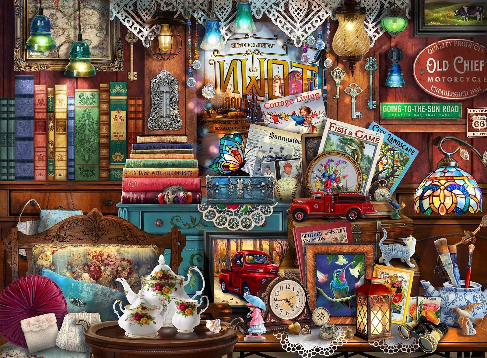 Solve Brick à Brack jigsaw puzzle online with 352 pieces