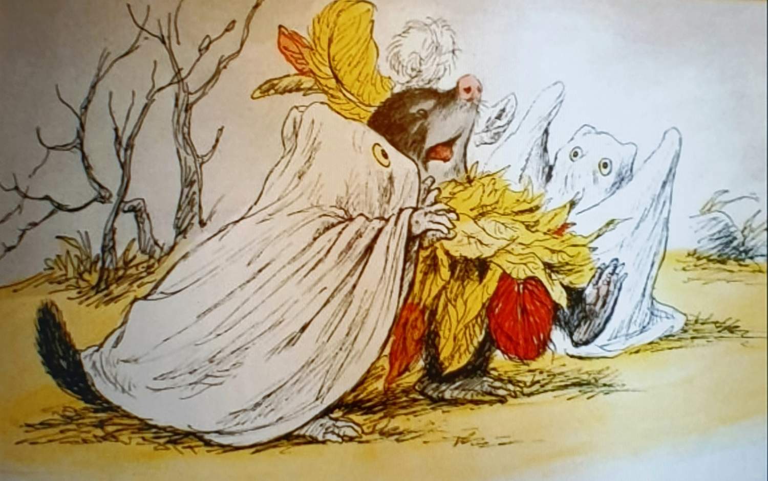 Solve Mr. MOLE GETS SCARED jigsaw puzzle online with 54 pieces