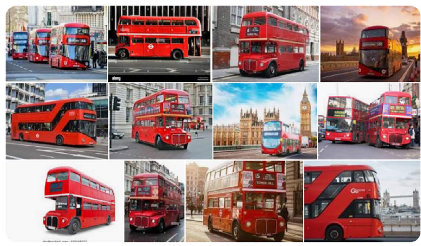 Solve London Buses jigsaw puzzle online with 198 pieces
