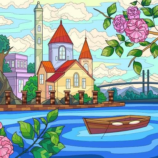 Solve Paint by numbers 182 jigsaw puzzle online with 49 pieces