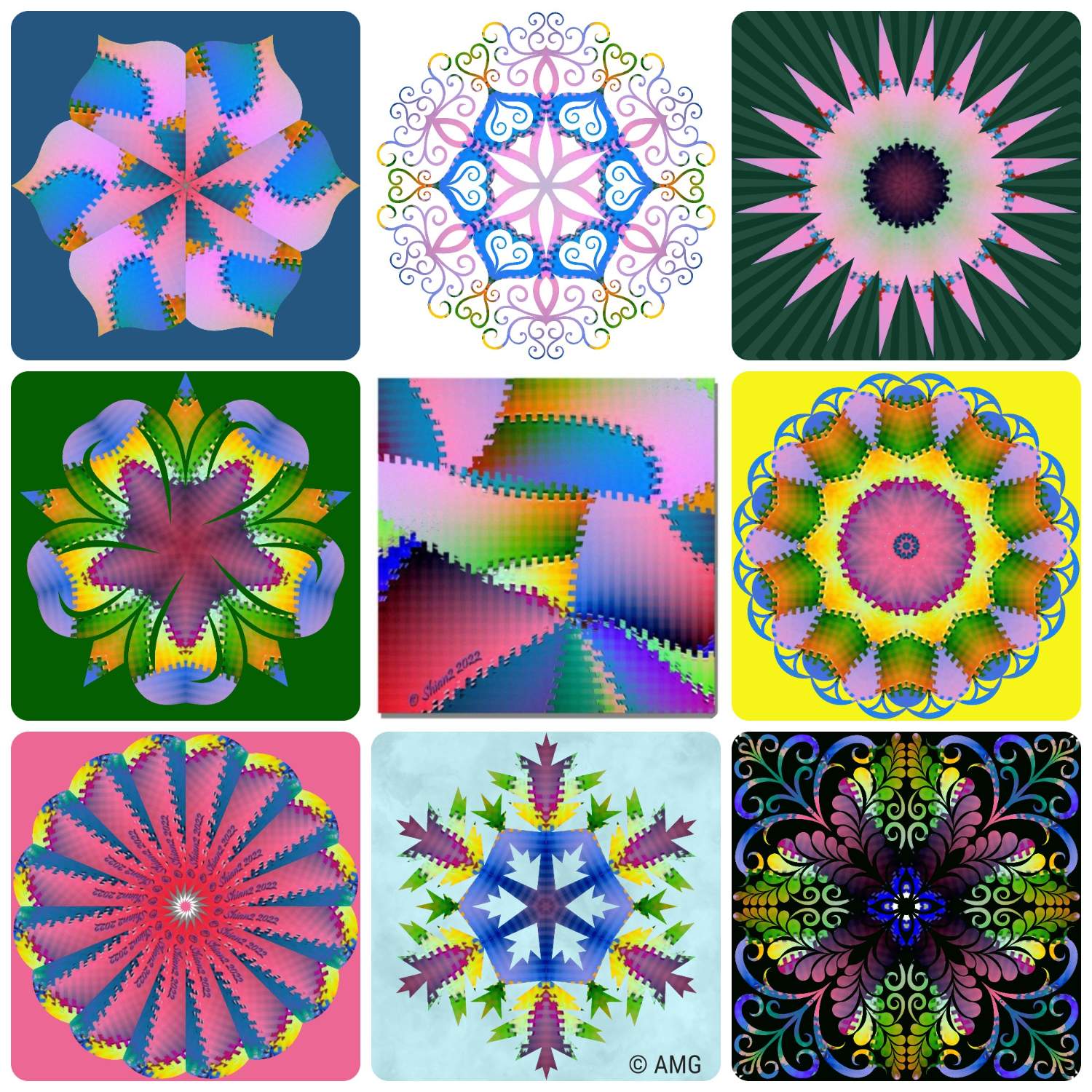 Solve Shirley's Erratic Patches Recycled jigsaw puzzle online with 144 ...