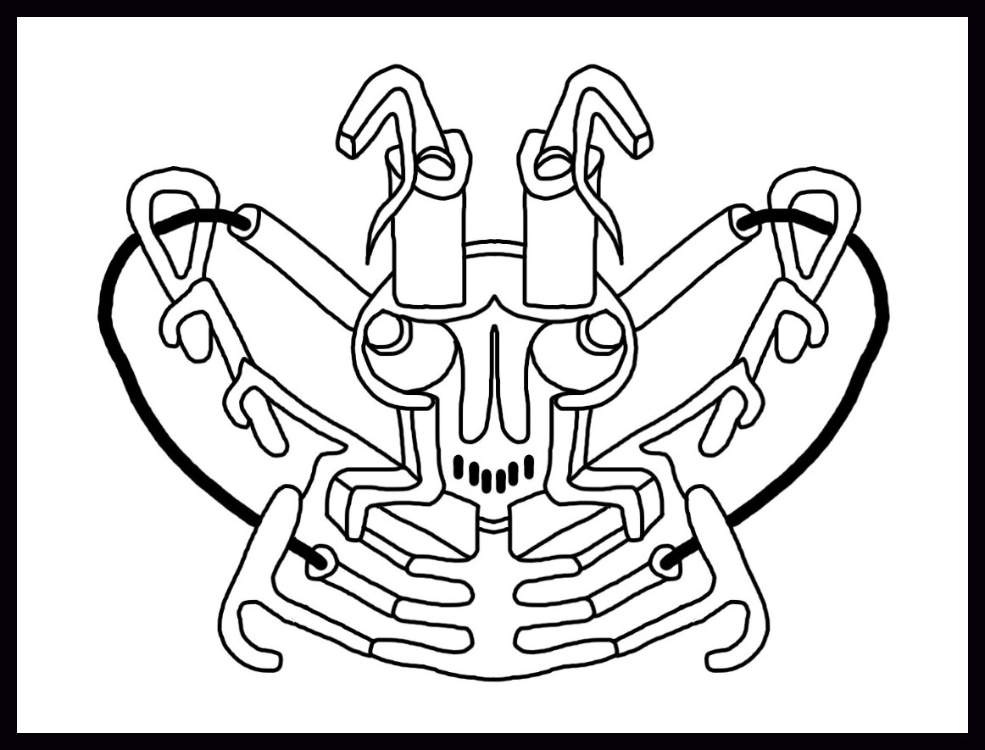 Solve alien insect jigsaw puzzle online with 12 pieces